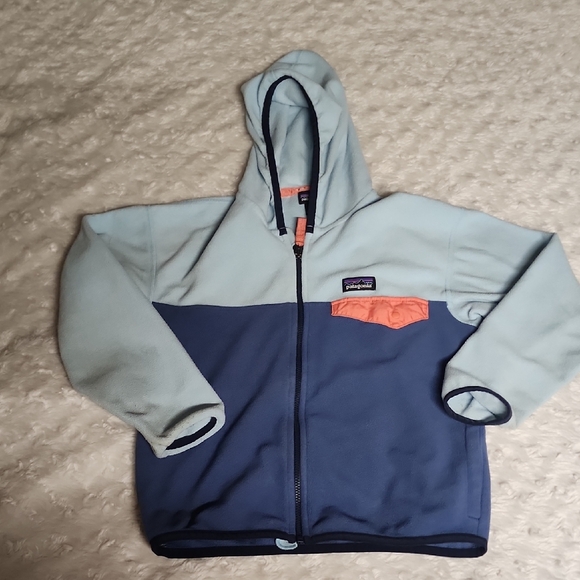 Patagonia | Jackets & Coats | Patagonia Kids Blue And Light Blue Fleece ...